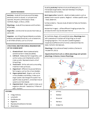 LAB Exercise Muscular System - Name : Ron Michael D. Verueco Date ...