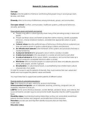 Module 29 Self - Study guide - Module 29: Self Concept of self: At the ...