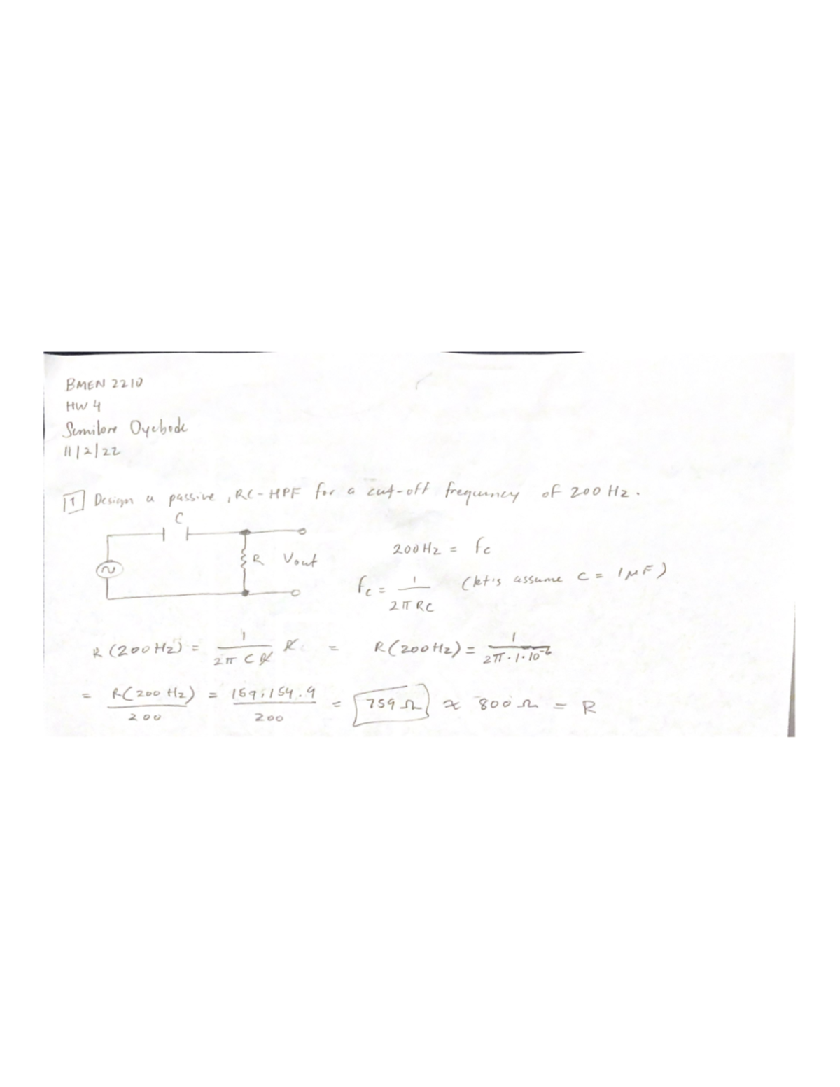 BMEN HW 4 - HW Help - BMEN 2210 - Studocu