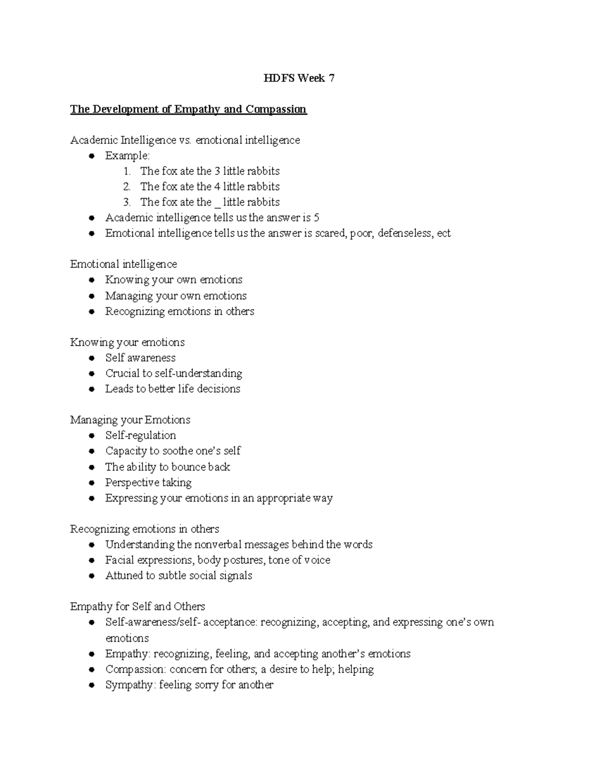 HDFS Week 7 - Molly Countermine - HDFS Week 7 The Development of ...