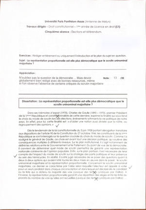 Commentaire article 72 Constitution - Droit constitutionnel II Article ...