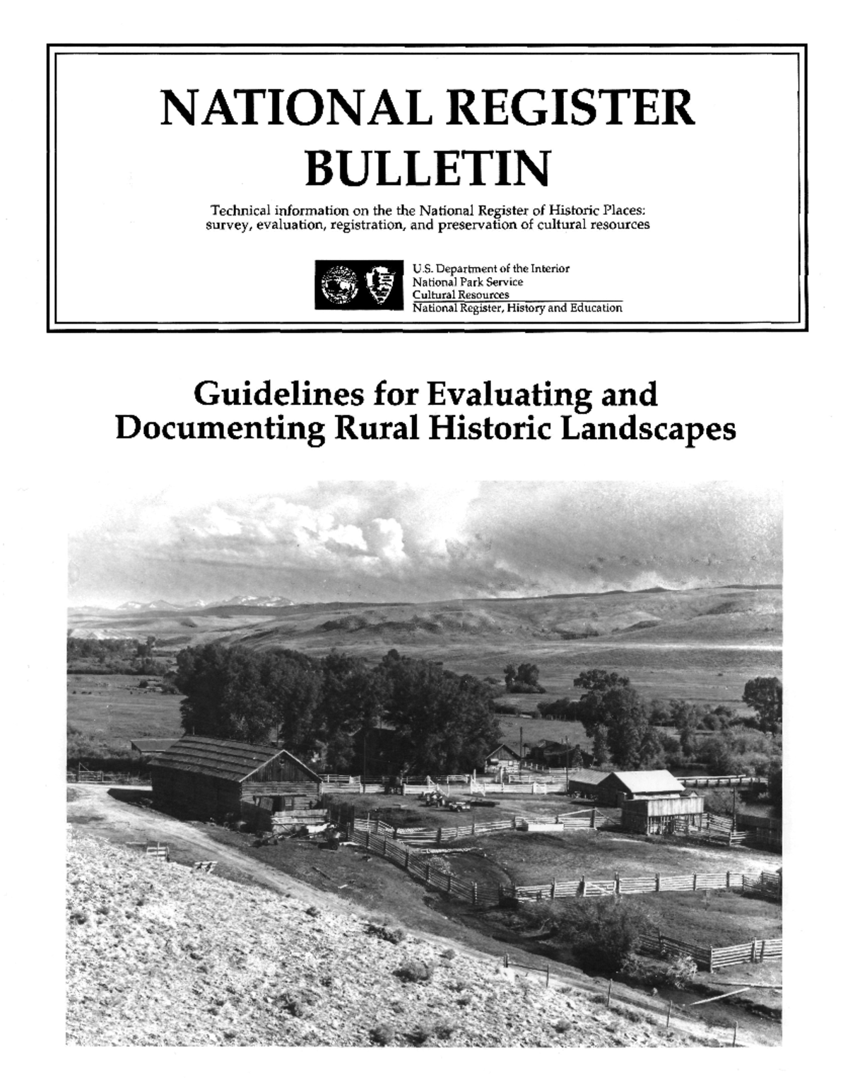 Usnps National Register Bulletin 30 - NATIONAL REGIST BULLETIN ...