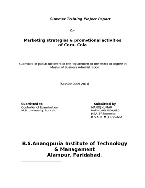 Sample Project Final Report - PROJECT REPORT On STOCK PRICE PREDICTION ...