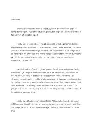 MGT269 Group Project 1 Assignment - FACULTY BUSINESS AND MANAGEMENT ...