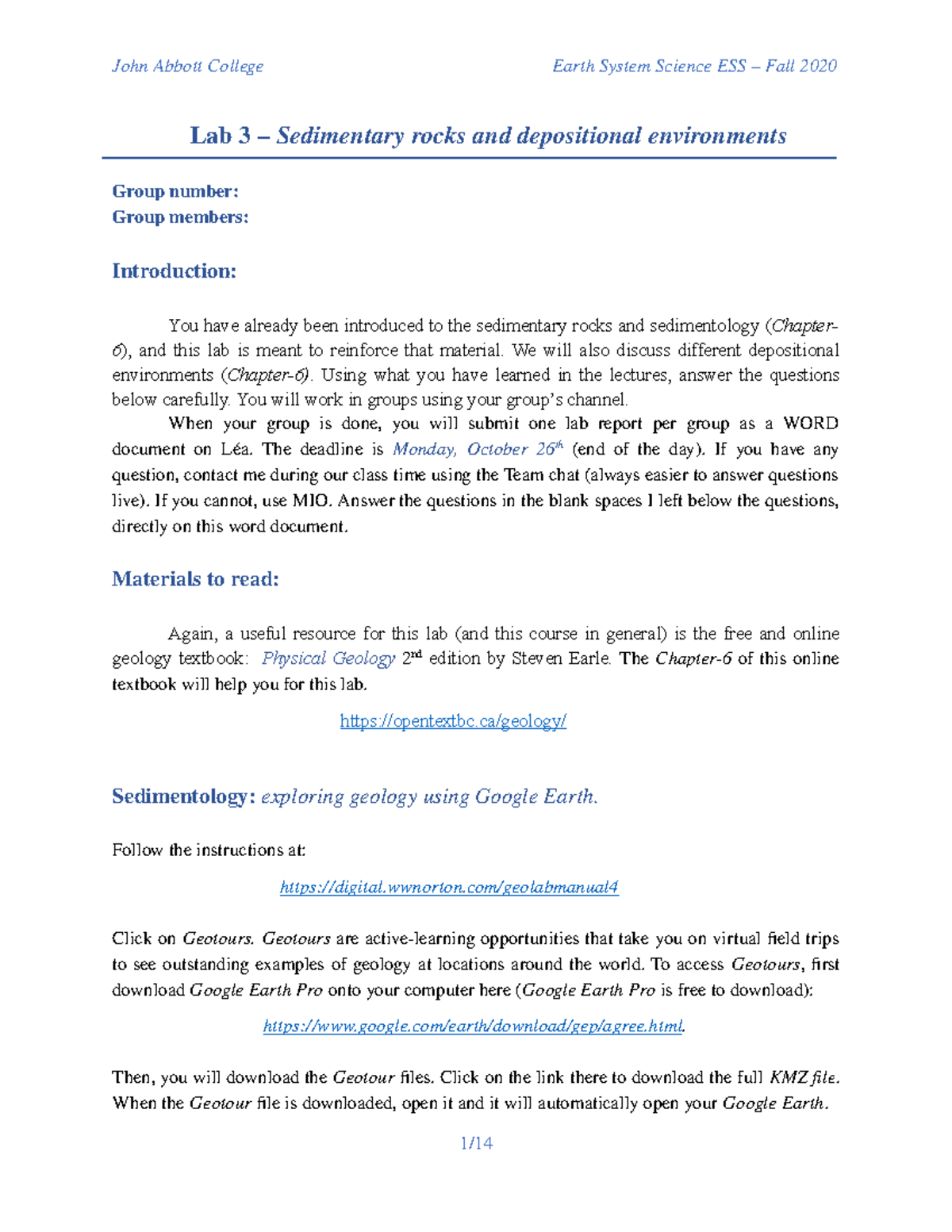 Lab3-Report - Sarah Worndle - 205-DDM-05 - John Abbott - Studocu