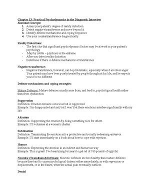 NR 548 psychiatric history assignment Filled) - Psychiatric History ...