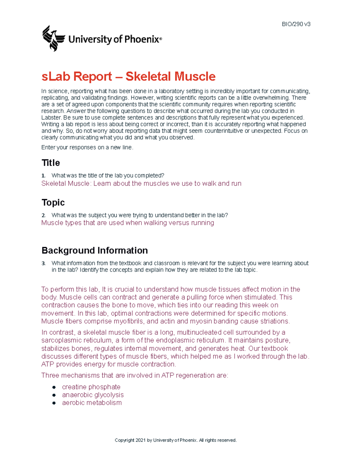 Bio290 v3 wk4 the skeletal muscle lab report - BIO/290 v sLab Report ...