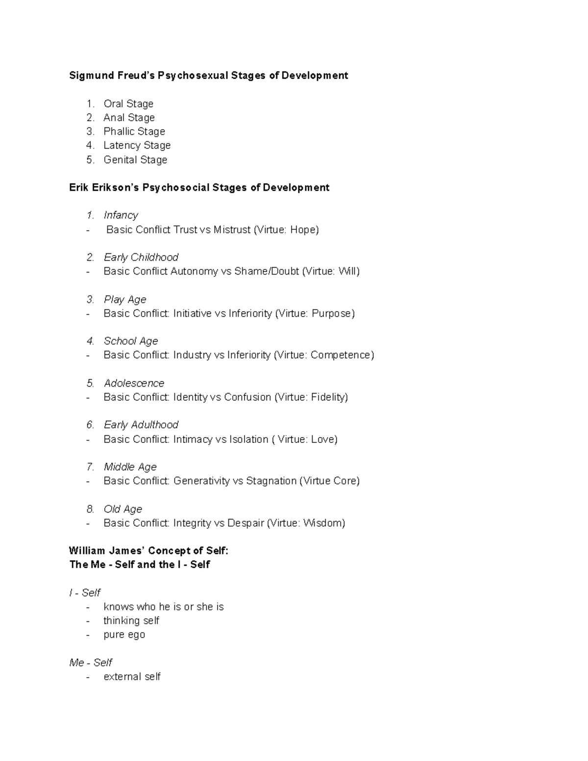 GE-1-Psychology - Lecture notes for ge1 psychology - Sigmund Freud’s ...