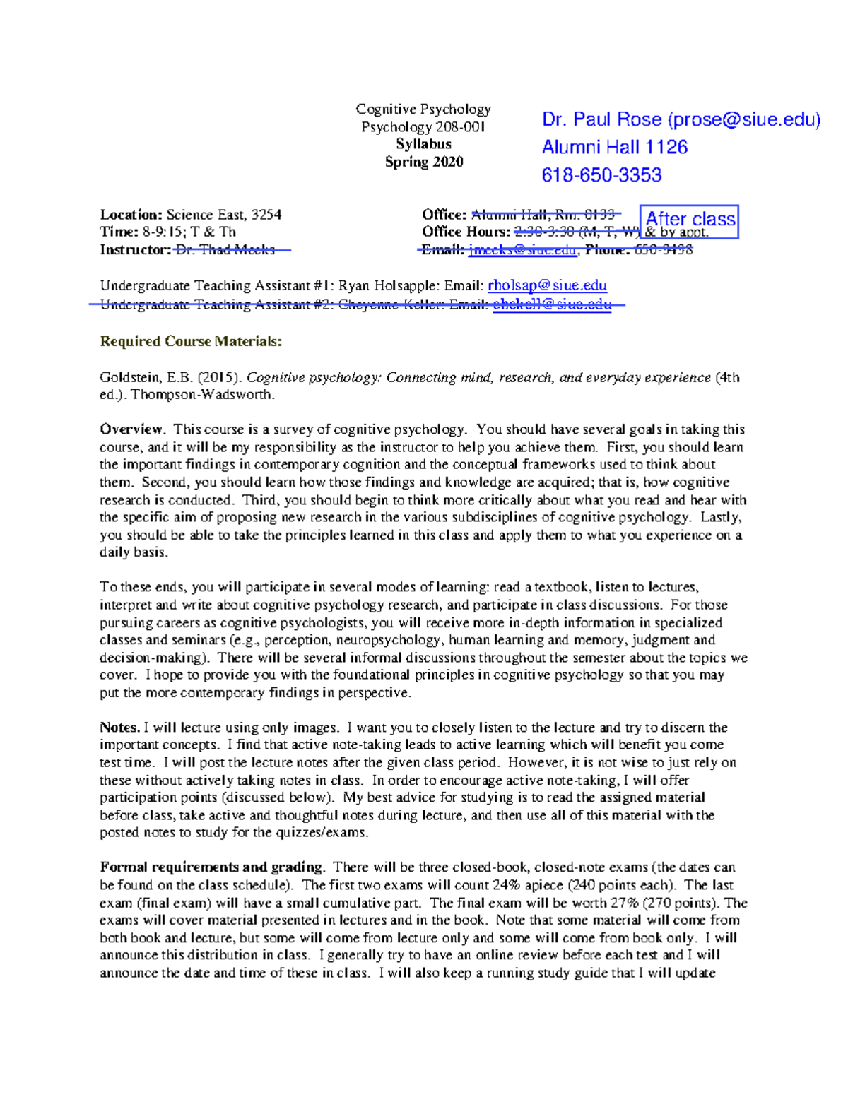 Cognitive Psychology Comprehensive Lecture Notes - Cognitive Psychology ...