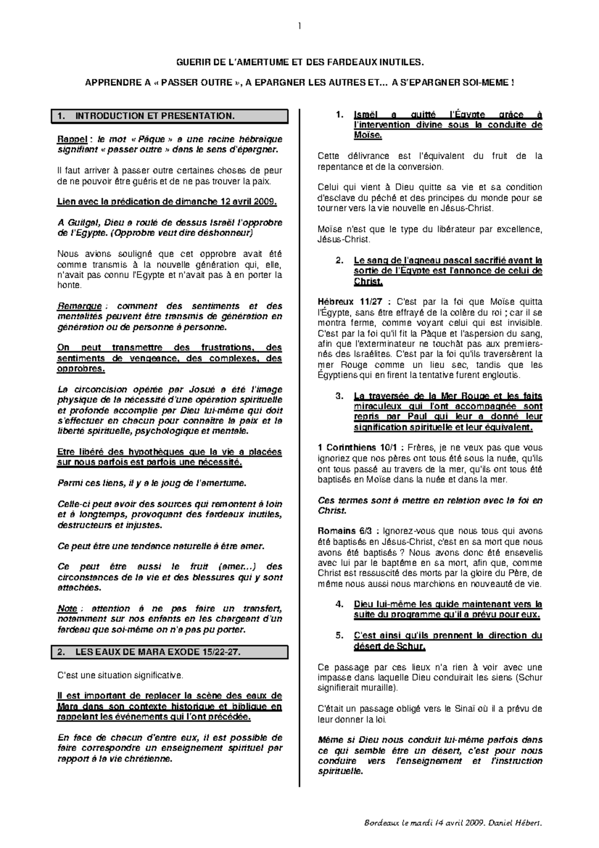 Guerir DE L’ Amertume ET DES Fardeaux Inutiles - GUERIR DE L’AMERTUME ...