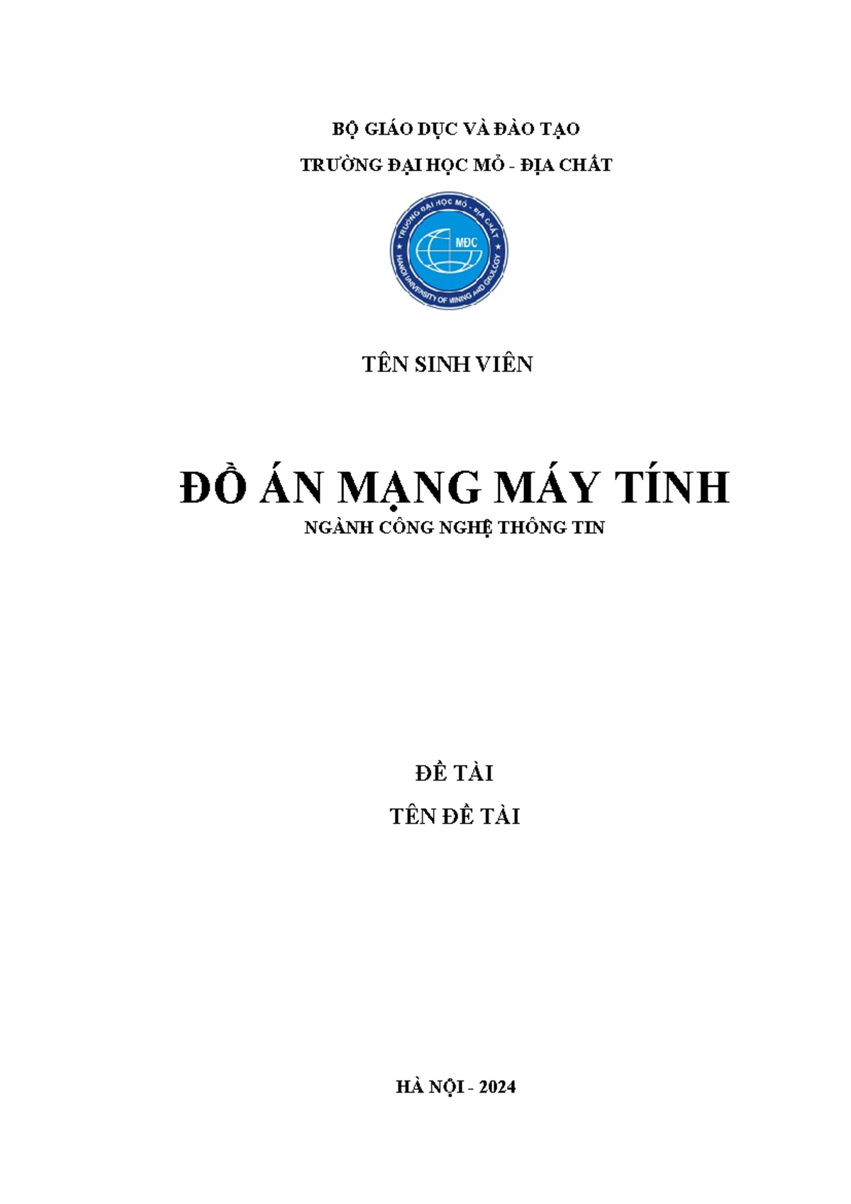 Do an MMT - sfsfsf - TÊN SINH VIÊN ĐỒ ÁN MẠNG M ÁY TÍNH NGÀNH CÔNG NGHỆ ...