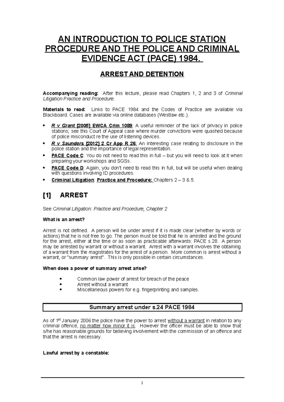 Police Station Handout 20-21 - Winter - AN INTRODUCTION TO POLICE ...