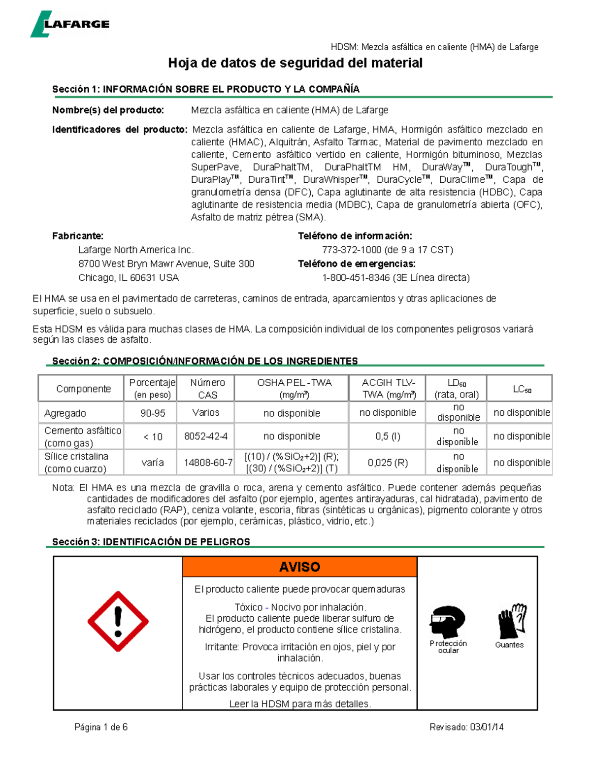 500286912 Hoja de Seguridad Mezcla Asfaltica Caliente convertido - HDSM ...