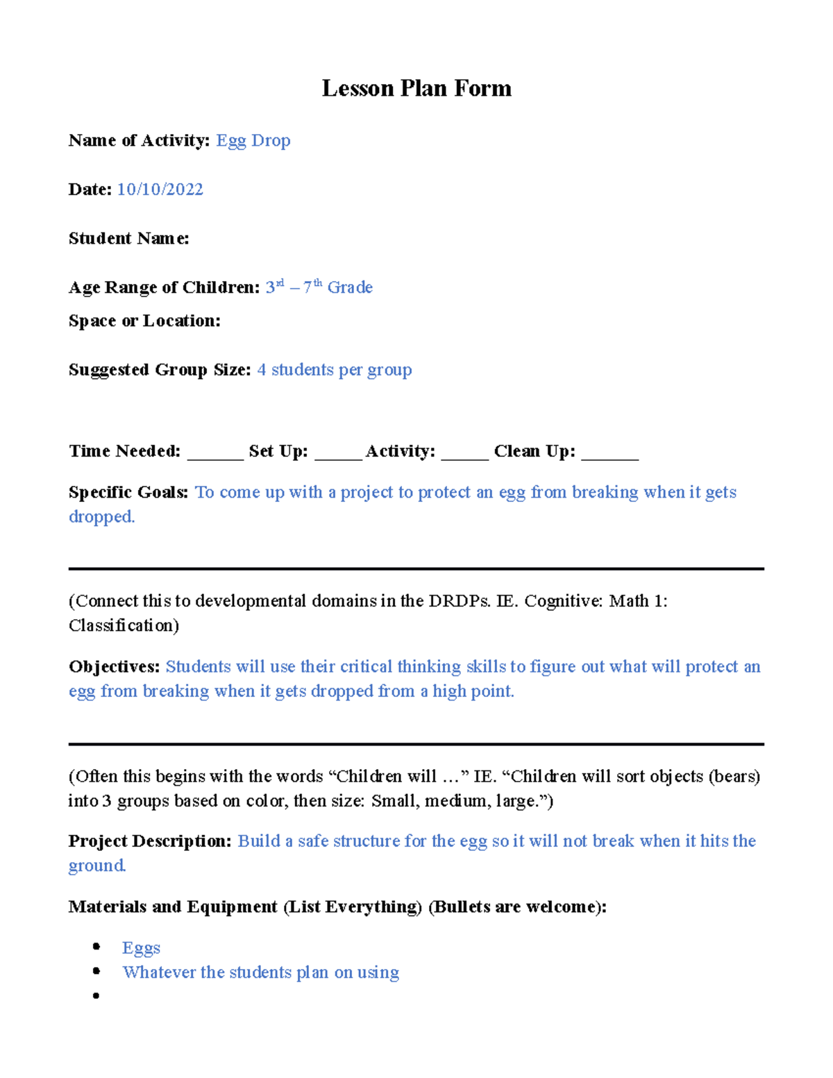 Egg drop - lesson plan - Deprecated API usage: The SVG back-end is no ...