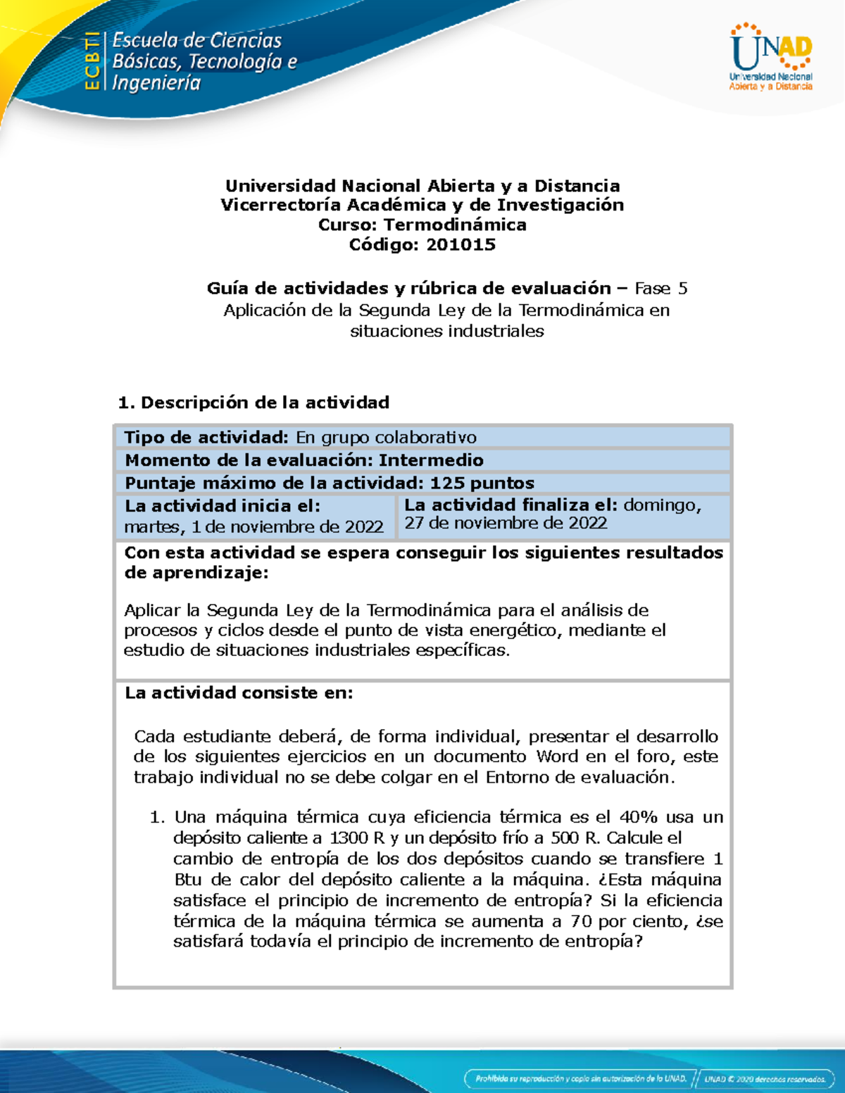 Guía de actividades y rúbrica de evaluación - Unidad 2 - Fase 5 ...