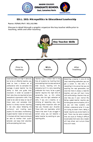 ED.L.-202-DEV- Booklet- Renalyn Villaluna - Proposed School Development Plan SARAH JANE FERRER ...
