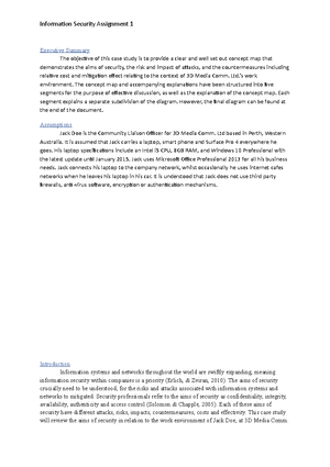 Risk Assessment - - Studocu