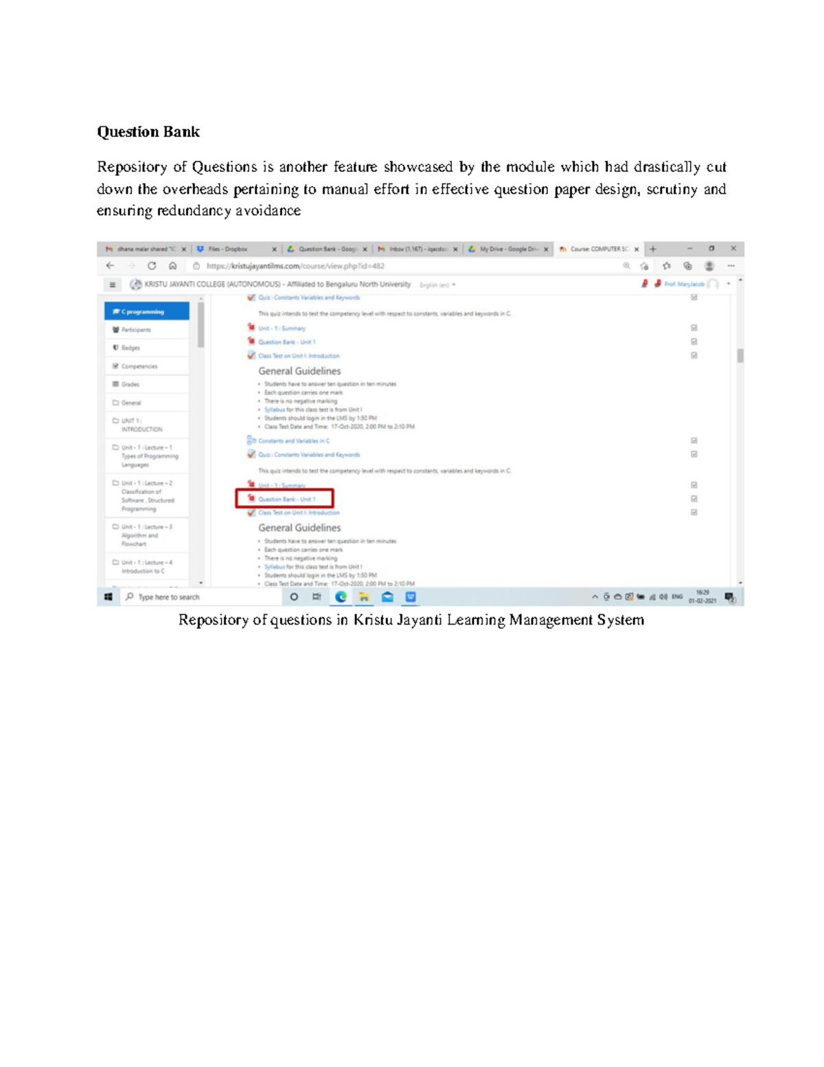 Question Bank - C programming - Question Bank Repository of Questions ...