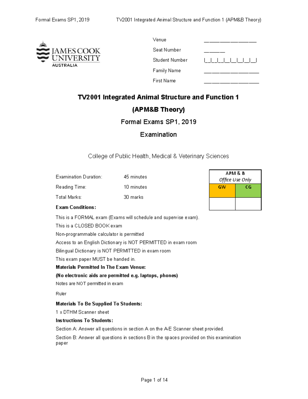 Pastures and Nutrition practice quesitons 2 - TV2001 Integrated Animal ...