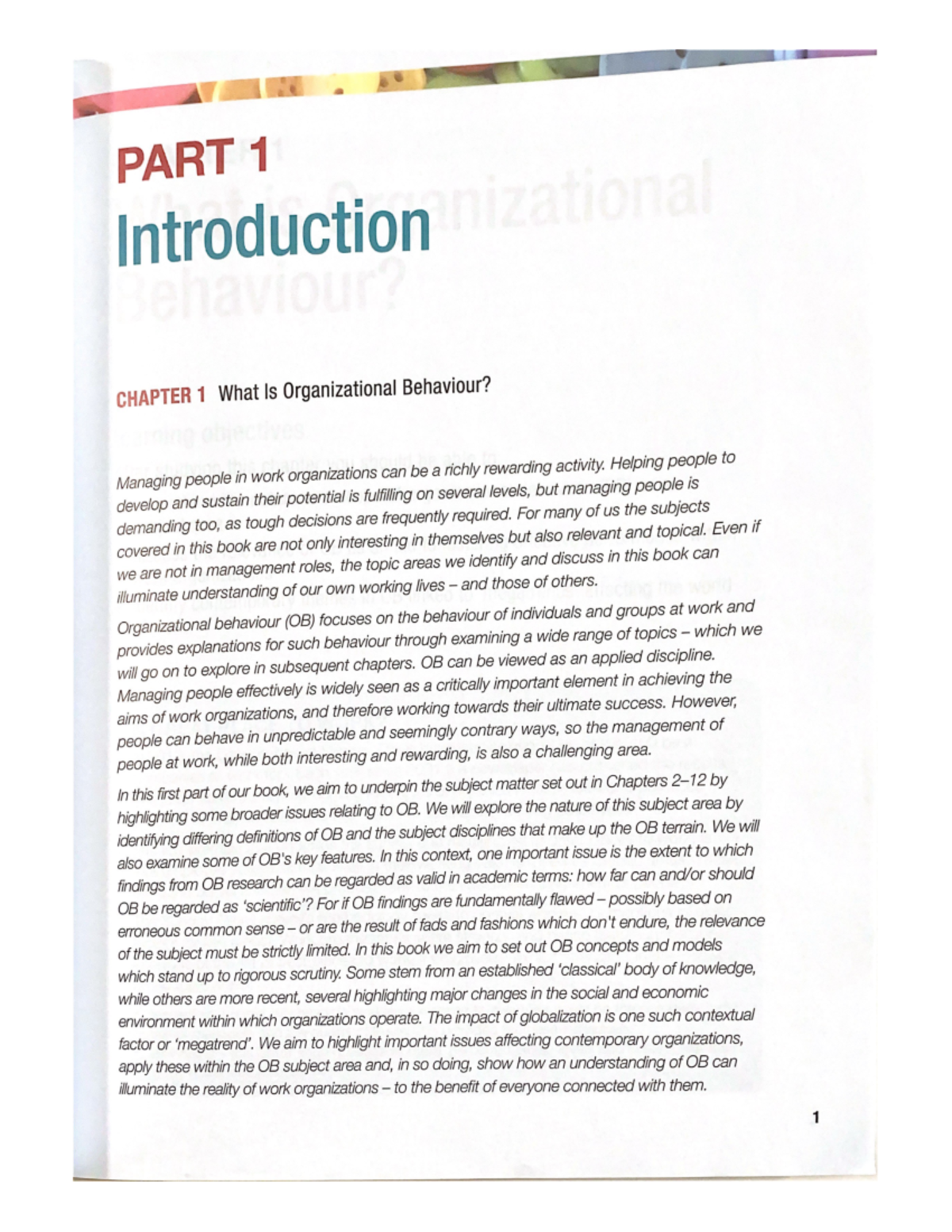 Organizational Behaviour Book - Comunicazione Di Marketing / Marketing ...