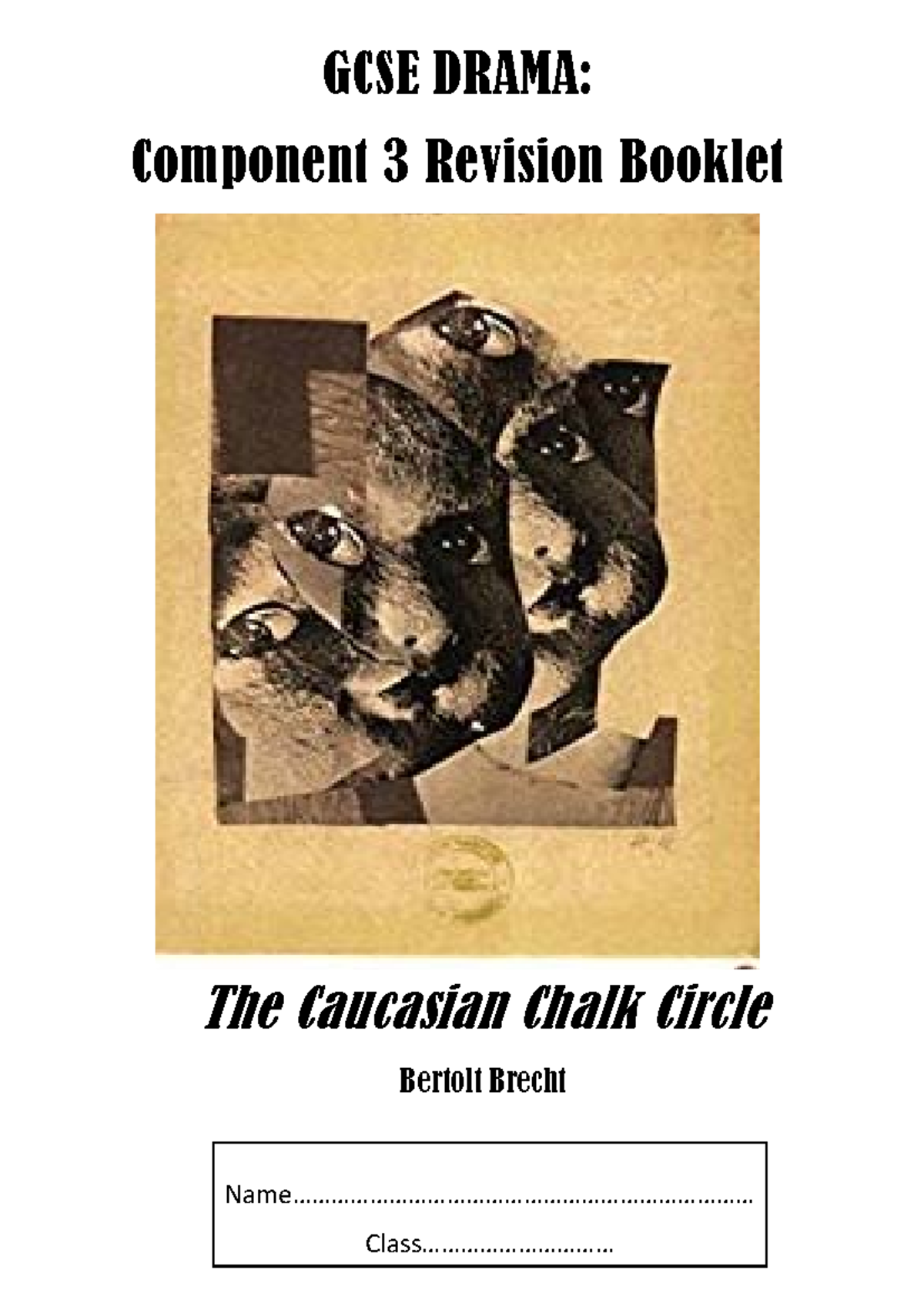 Revision Pack 0 - helpful - GCSE DRAMA: Component 3 Revision Booklet ...