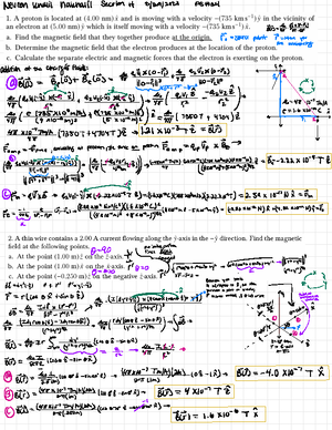 Homework 11 Solution set - Problem Set 11. Waves Solutions Electromagnetism An electromagnetic ...
