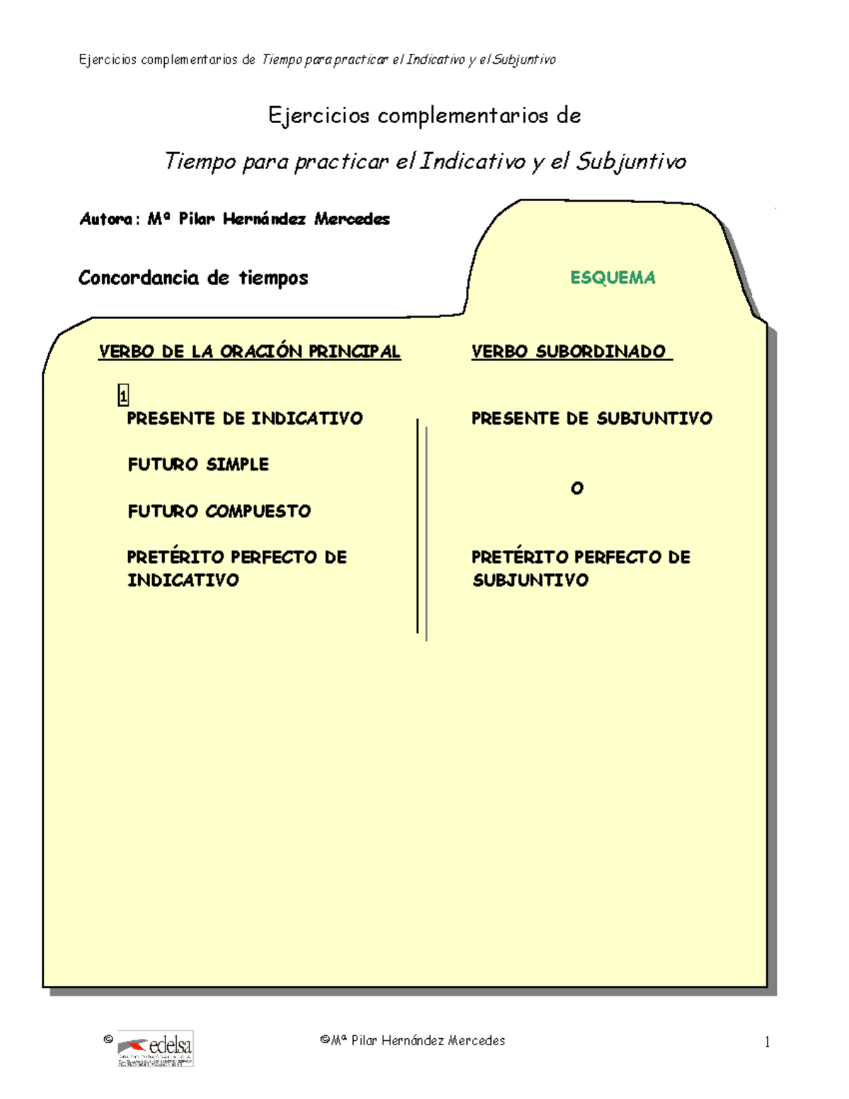 Ejercicios Subjuntivo - Ejercicios complementarios de Tiempo para ...
