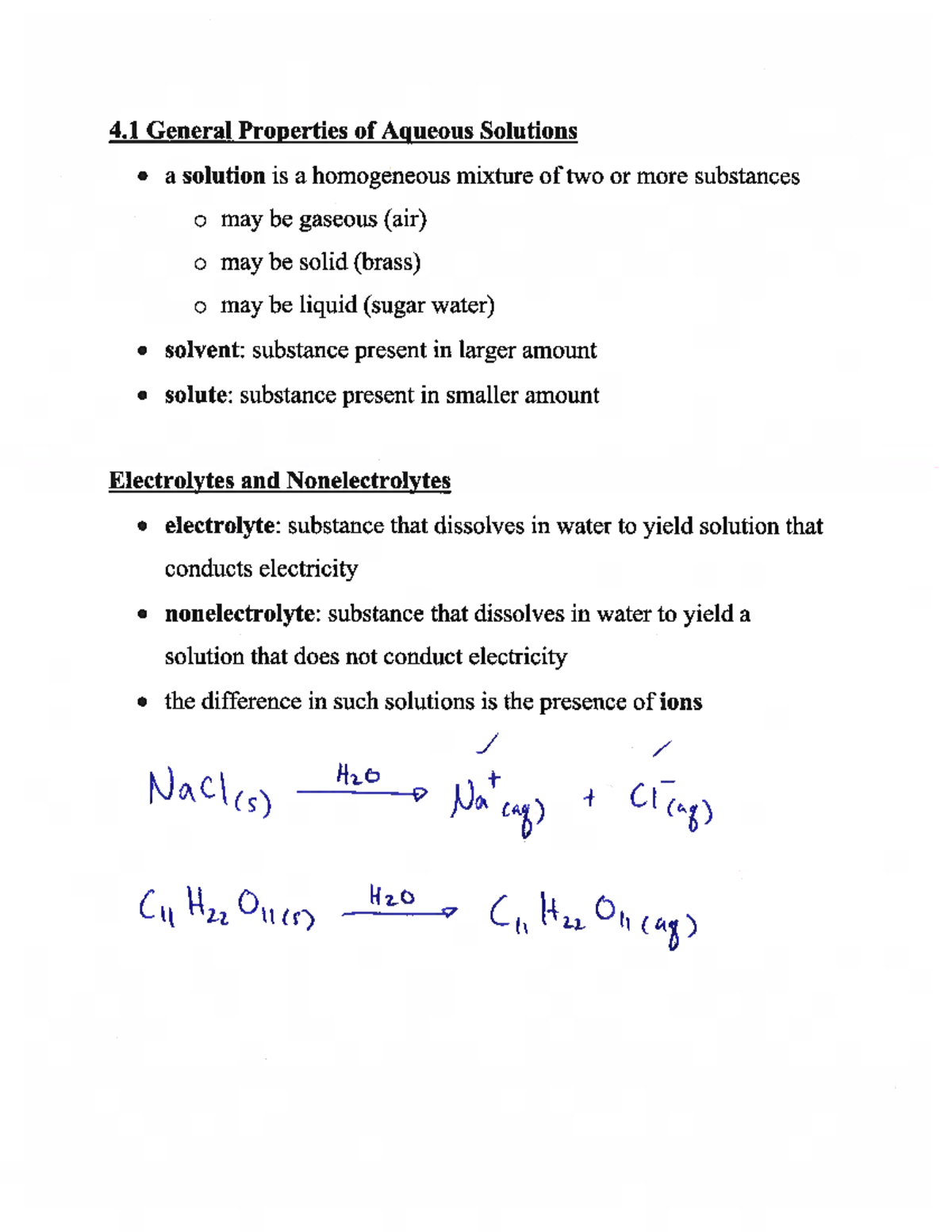 Ysu chem 1515 F22 lecture 08 marked - 1 General Properties of Aqueous ...