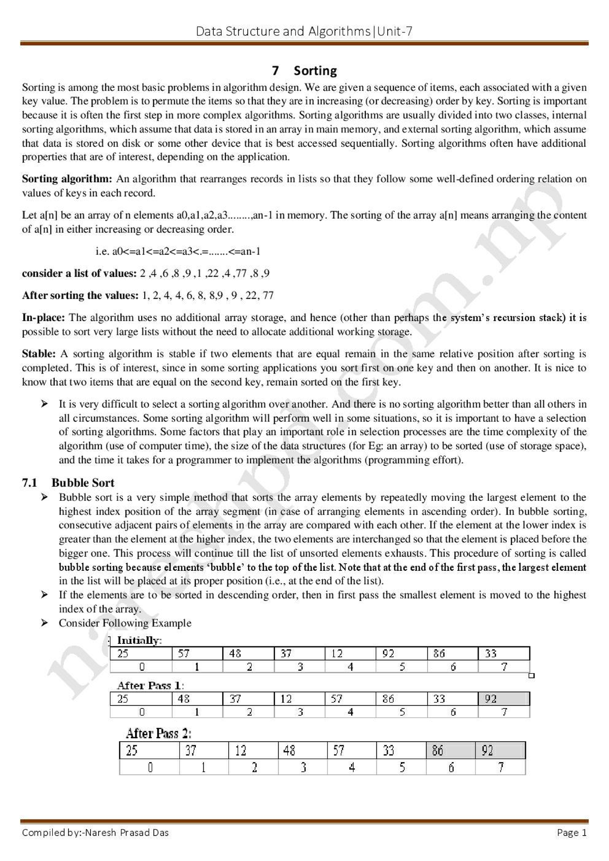DSA Unit 7 - DSA Unit 7 - Engineering Graphics - Studocu
