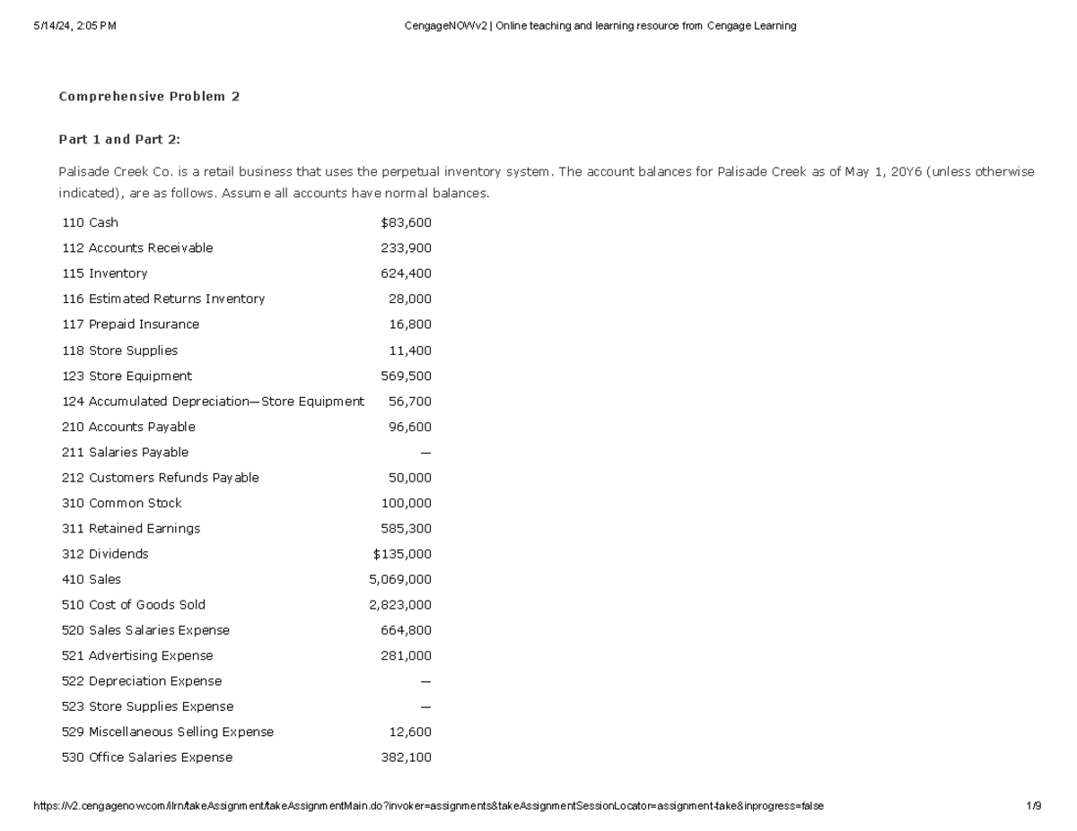 Cengage NOWv 2 Online teaching and learning resource from Cengage ...