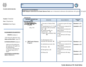 Pe Perfusion tisular cerebral - Déficit de auto cuidado valoración ...