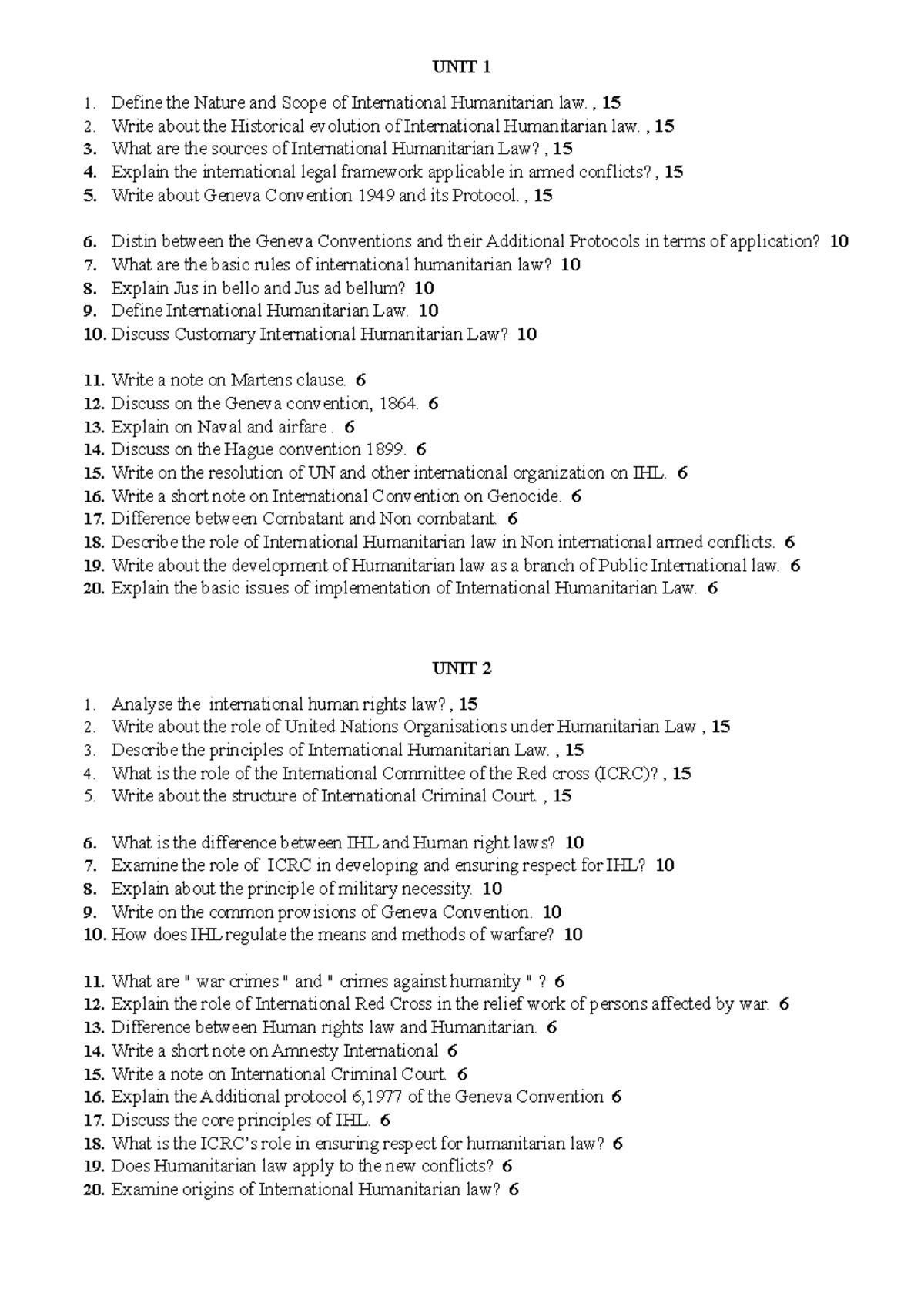 HRL UNIT WISE - qpsds - 7. Do non-state entities have obligations under ...