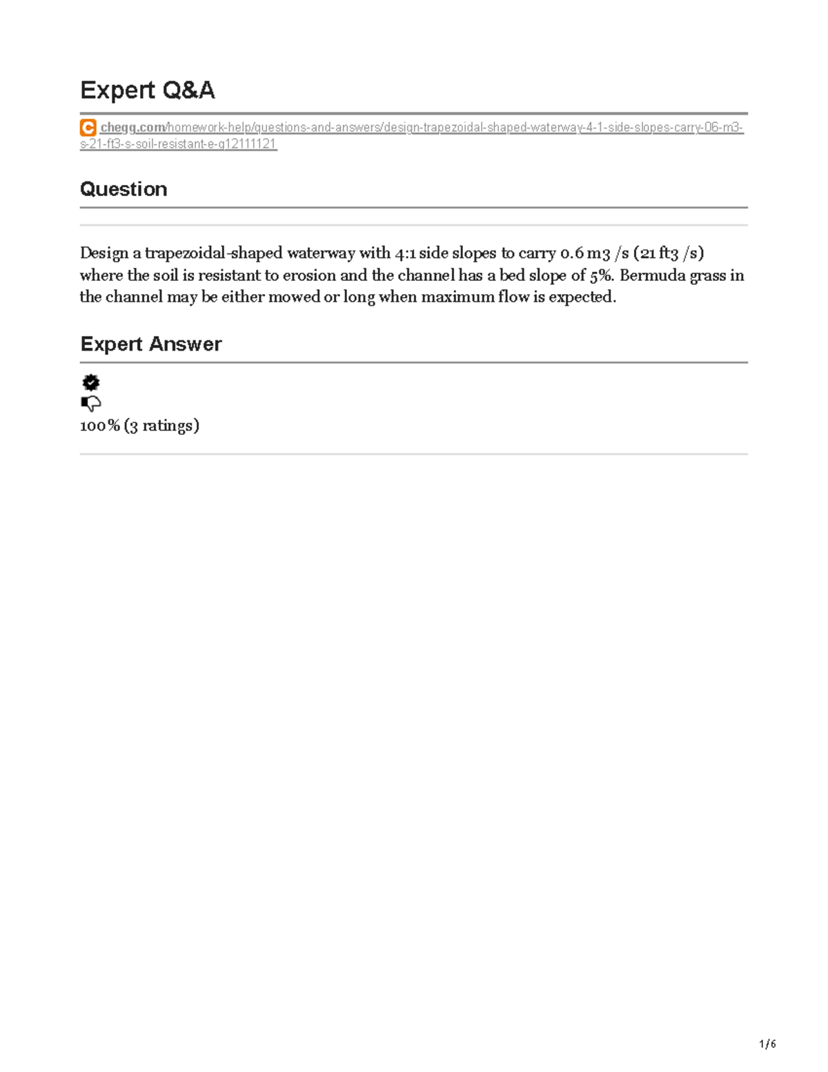 Chegg.com-Expert Qamp A (22) - Expert Q&A - Studocu