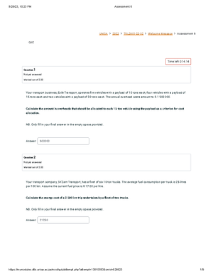 TRL2604-Study-Notes - Lecture notes 3-8 - Unit 1 – Basic Concepts ...