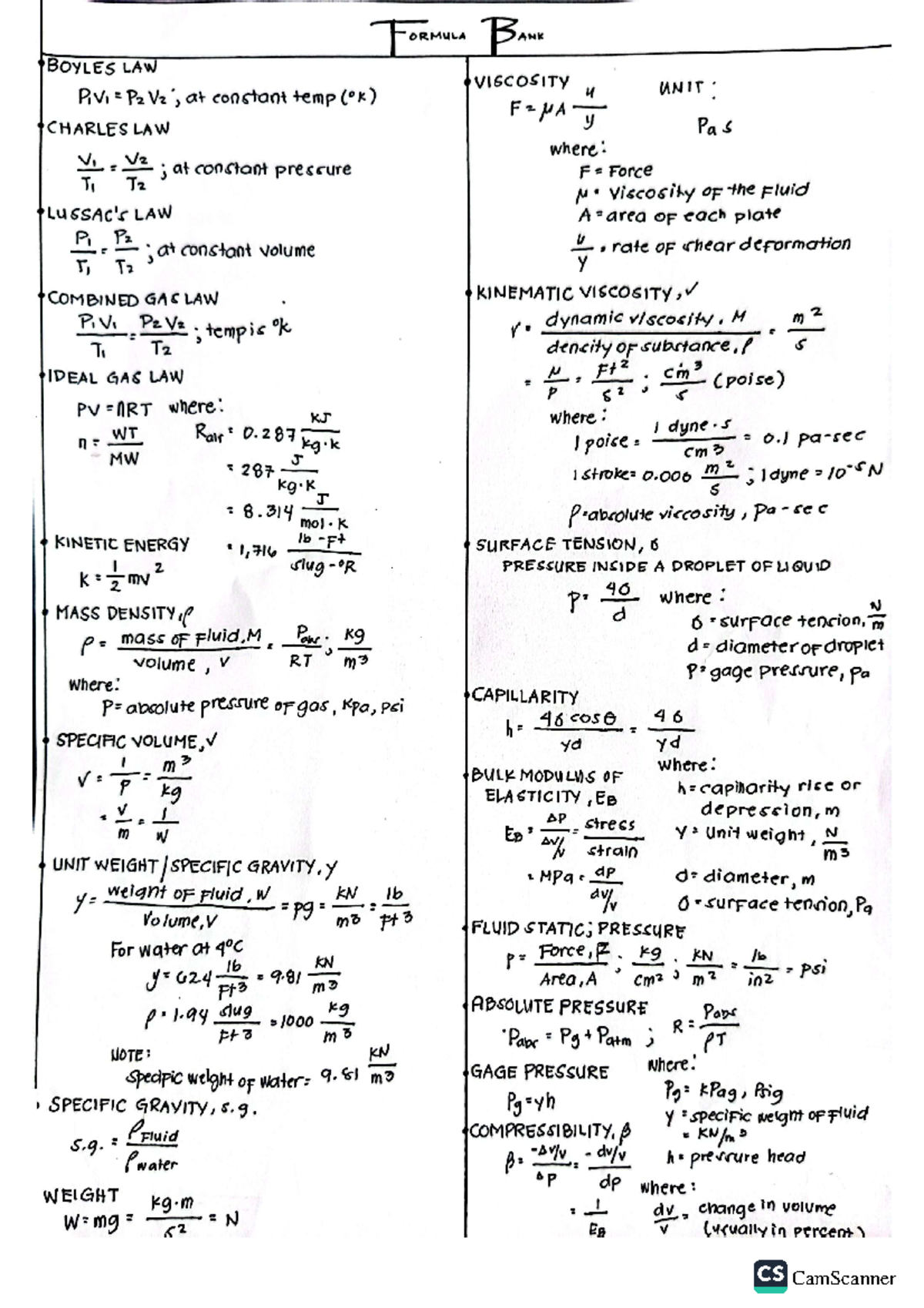 Thermodynamics - BS Electrical Engineering - Studocu