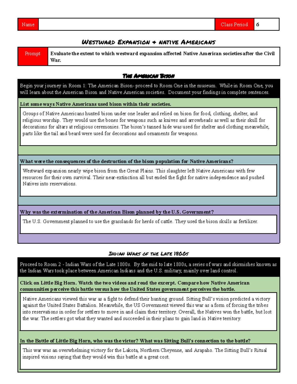 Westward%20Expansion%20Effects%20on%20Native%20Americans - Name Class ...