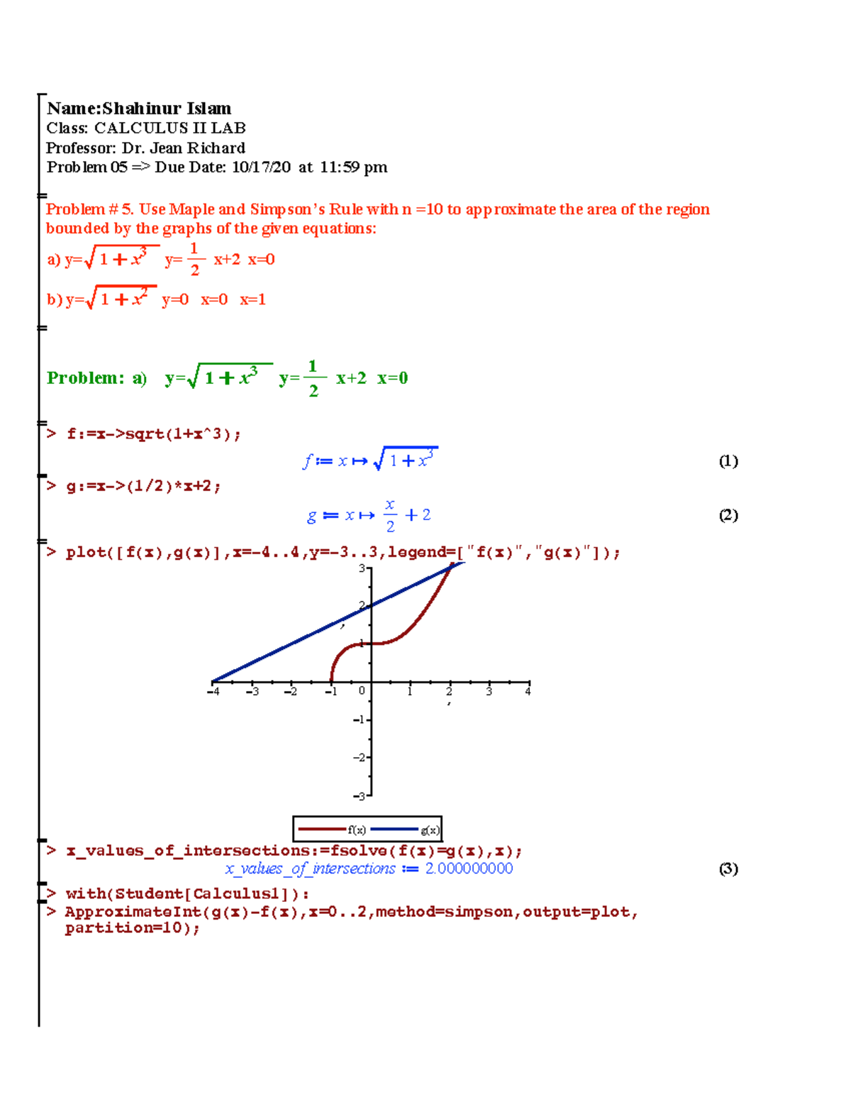 Math Lab#4(Problem-5) - (2)(2) > > (3)(3) > > (1)(1 ...