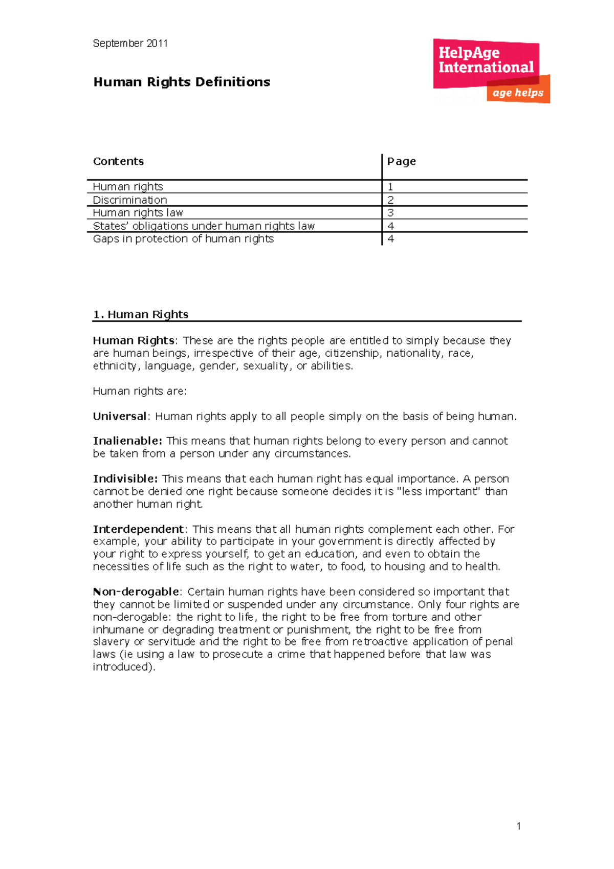 Human-rights-definitions - Human Rights Definitions Contents Page Human ...