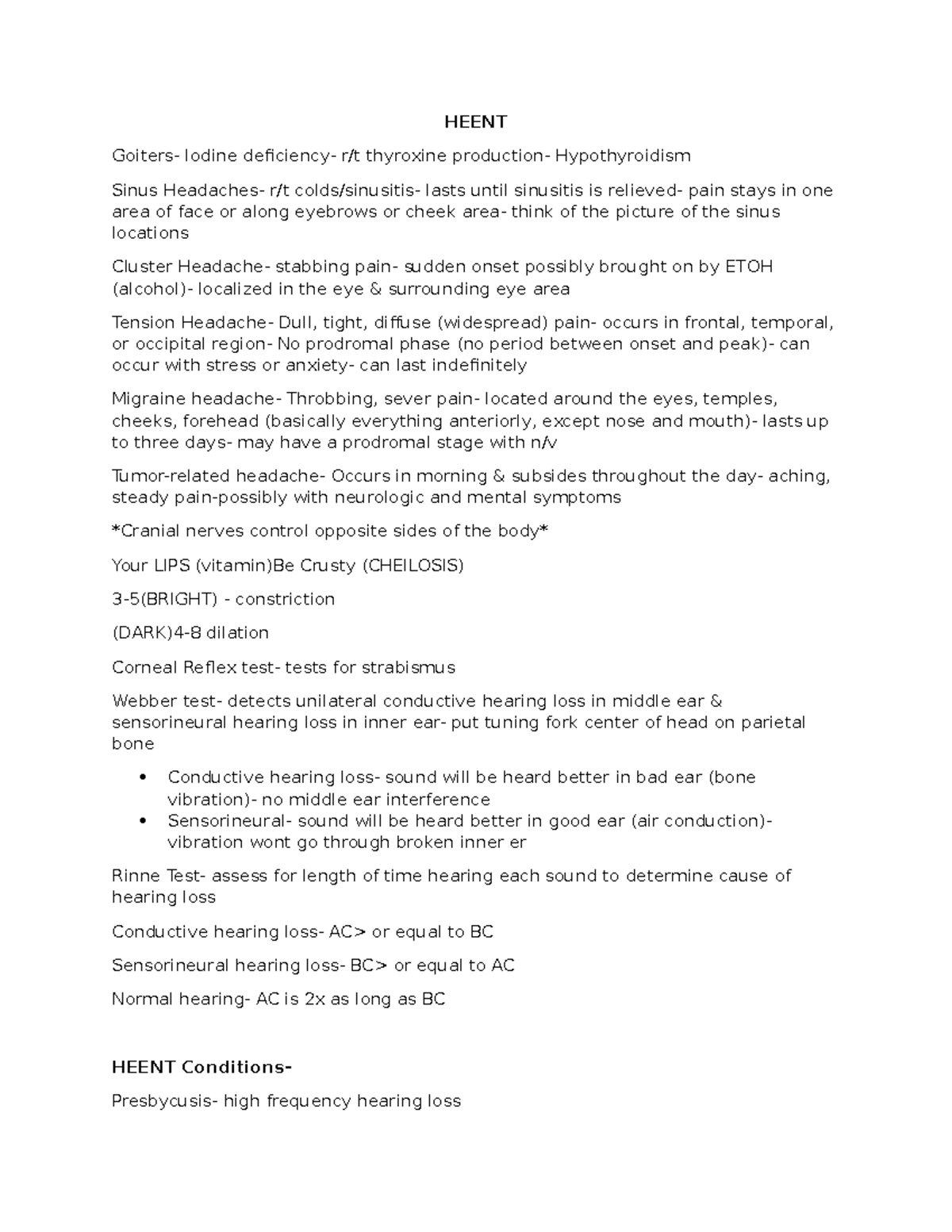 Heent - Summary Health Assessment - HEENT Goiters- Iodine deficiency- r ...