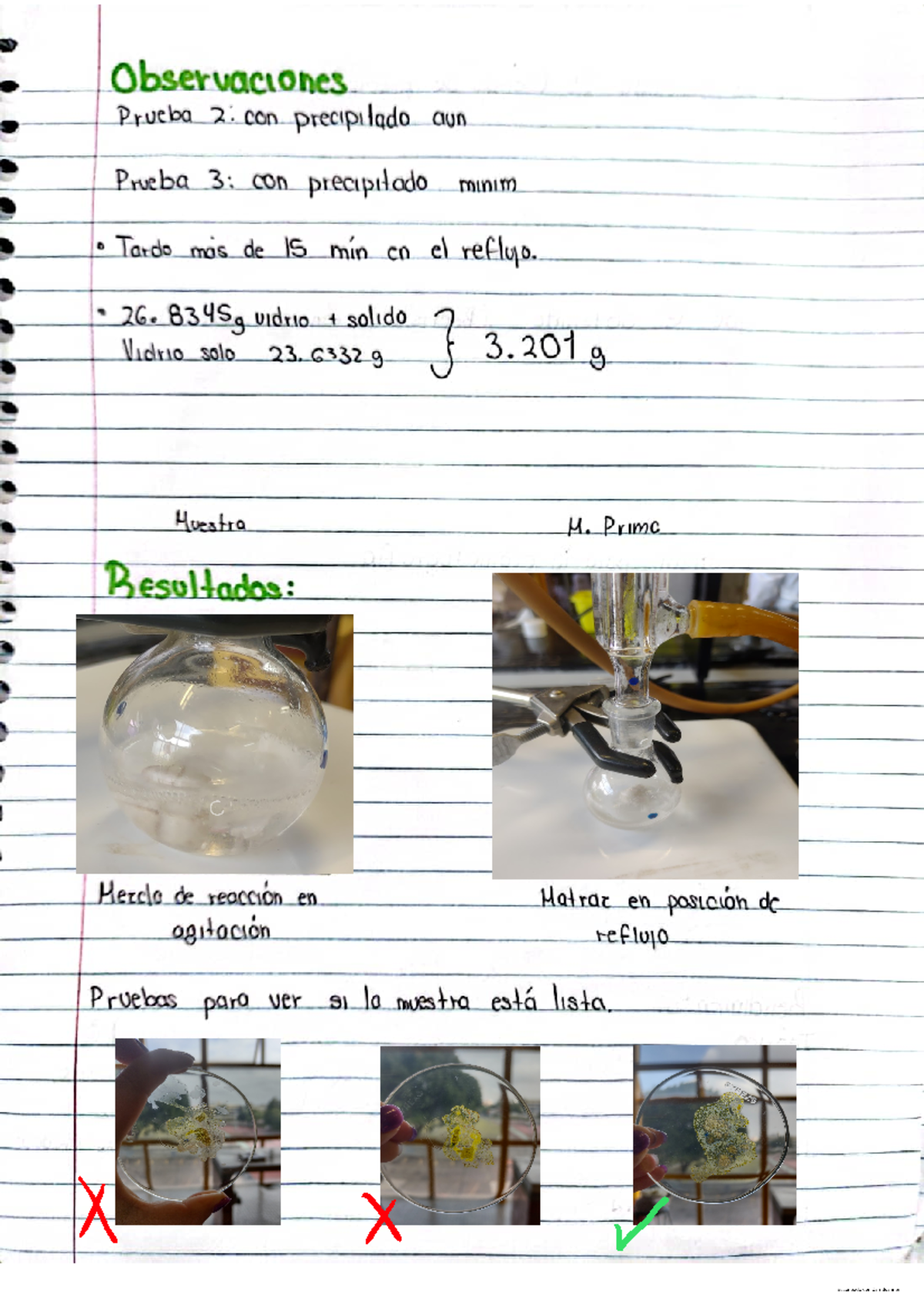 Reporte reducción. química orgánica II - Studocu