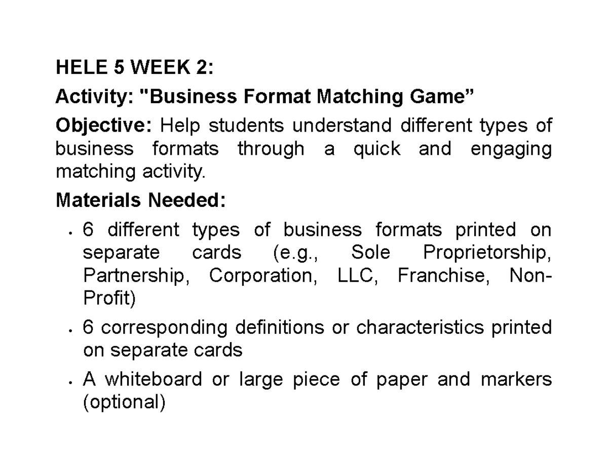 PPT - HELE 5 WEEK 2 - PPT FOR TLE GRADE 5 WEEK 2 - HELE 5 WEEK 2 ...