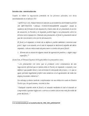 Elemento material probatorio a prueba en el sistema acusatorio - - Studocu