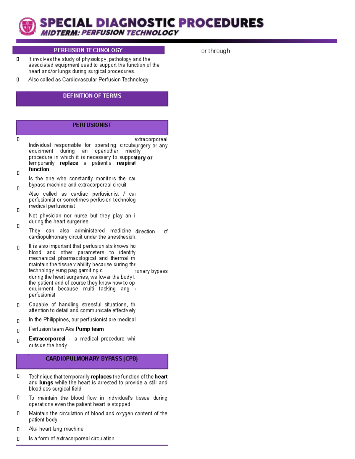 Hh - Vbhh - or through ⚫ It involves the study of physiology, pathology ...