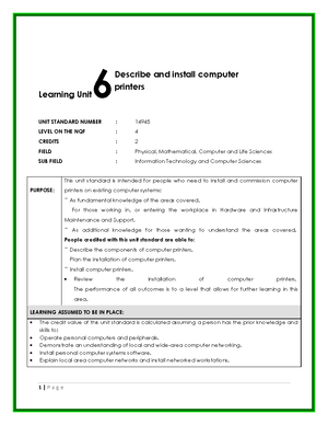 Investigate the use of computer technology in an organisation ...