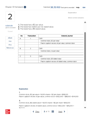 Question 1 - Chapter 13 Homework - Connect - eBook Print References 1 9 ...