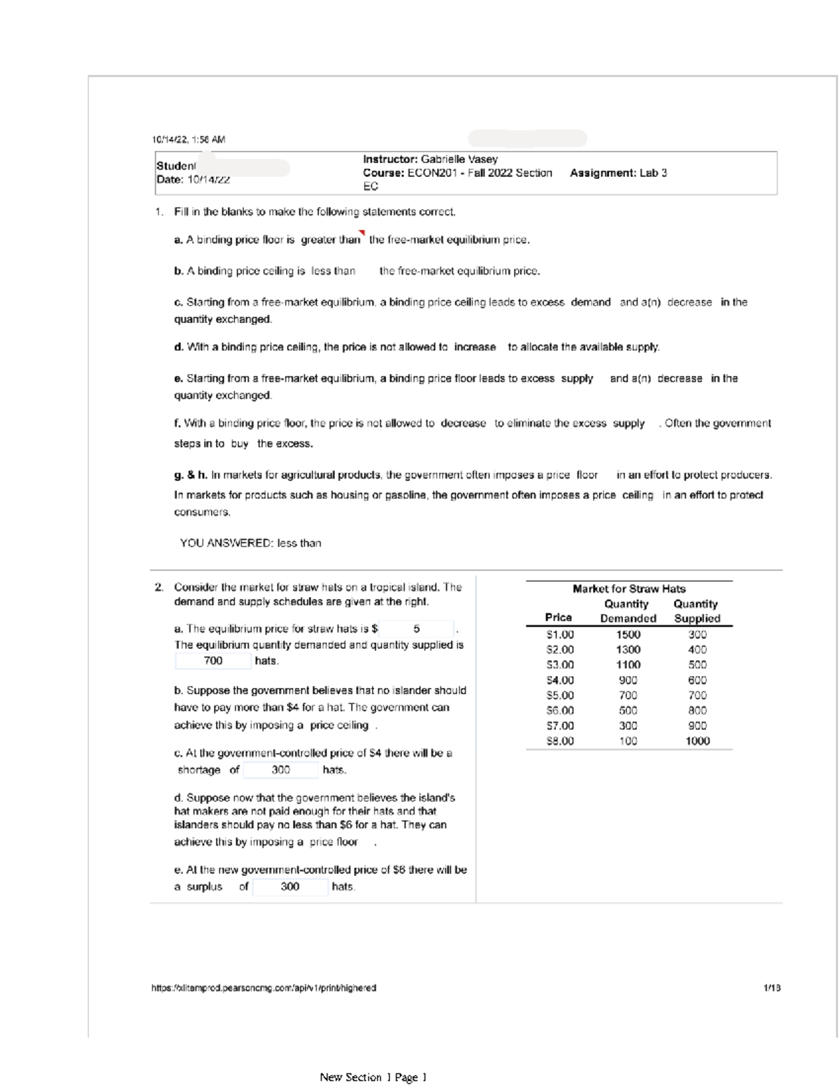 Lab 3 econ -201 - ECON 201 - Studocu