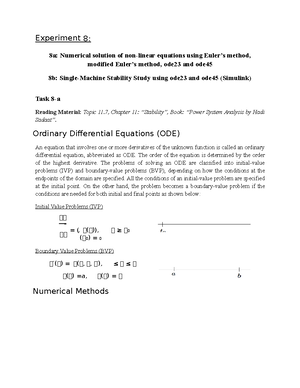 Experiment No 12 - reports - EXPERIMENT No. 12 MODELLING OF DIFFERENT COMPONENTS OF AUTOMATIC ...