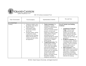 SEC-350 RS T2 SEC 350 Research Based Instructional Strategies for Teaching Literacy - SEC-350 ...