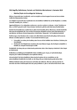 Lernzettel Volkswirtschaftslehre - Warning: Error during font loading: XMLHttpRequest is not ...