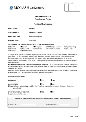 MCD427 1 - MEC2401 - Studocu